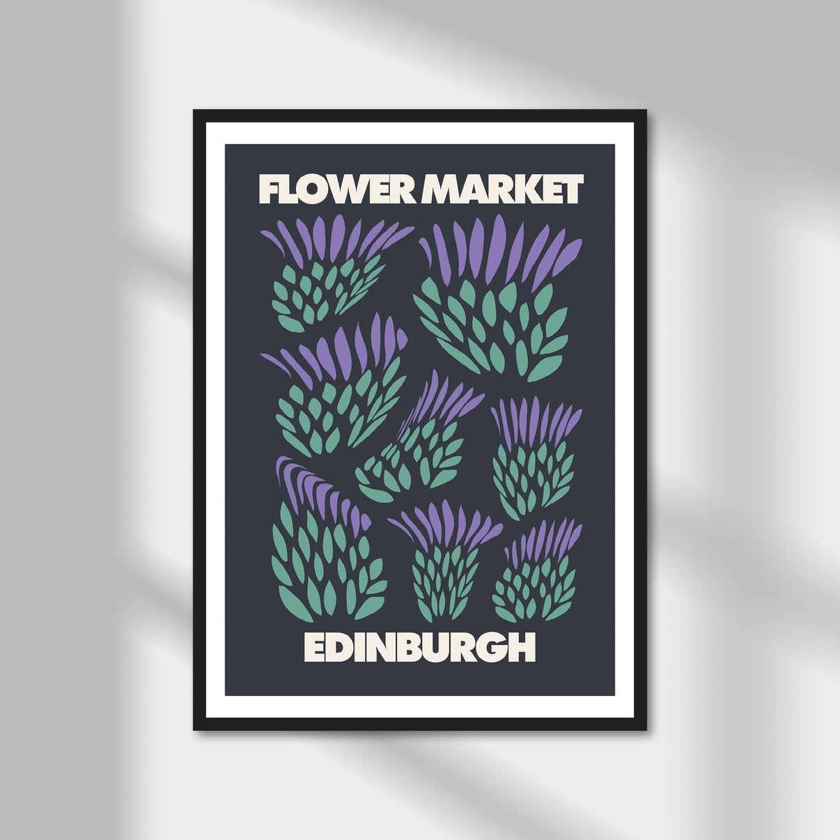 Edinburgh, Flower Market – Ampersand Prints